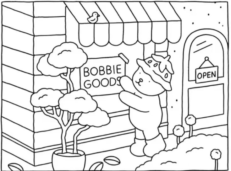 Desenhos para Colorir Bobbie Goods – Baixe e Imprima Grátis